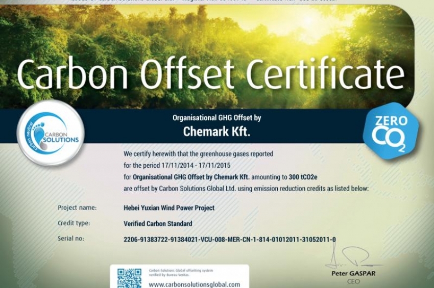 Klímavédelmi program | Chemark